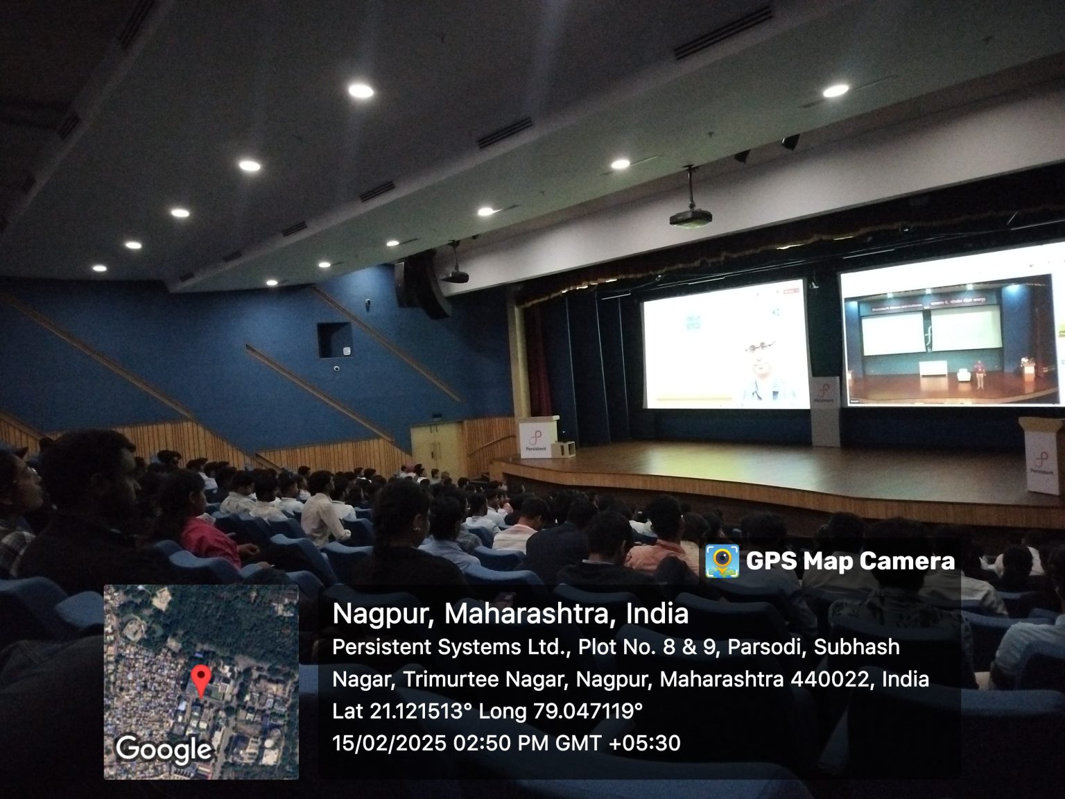 Students at Persistent Learning GenAI – Jhulelal Institute Of Technology