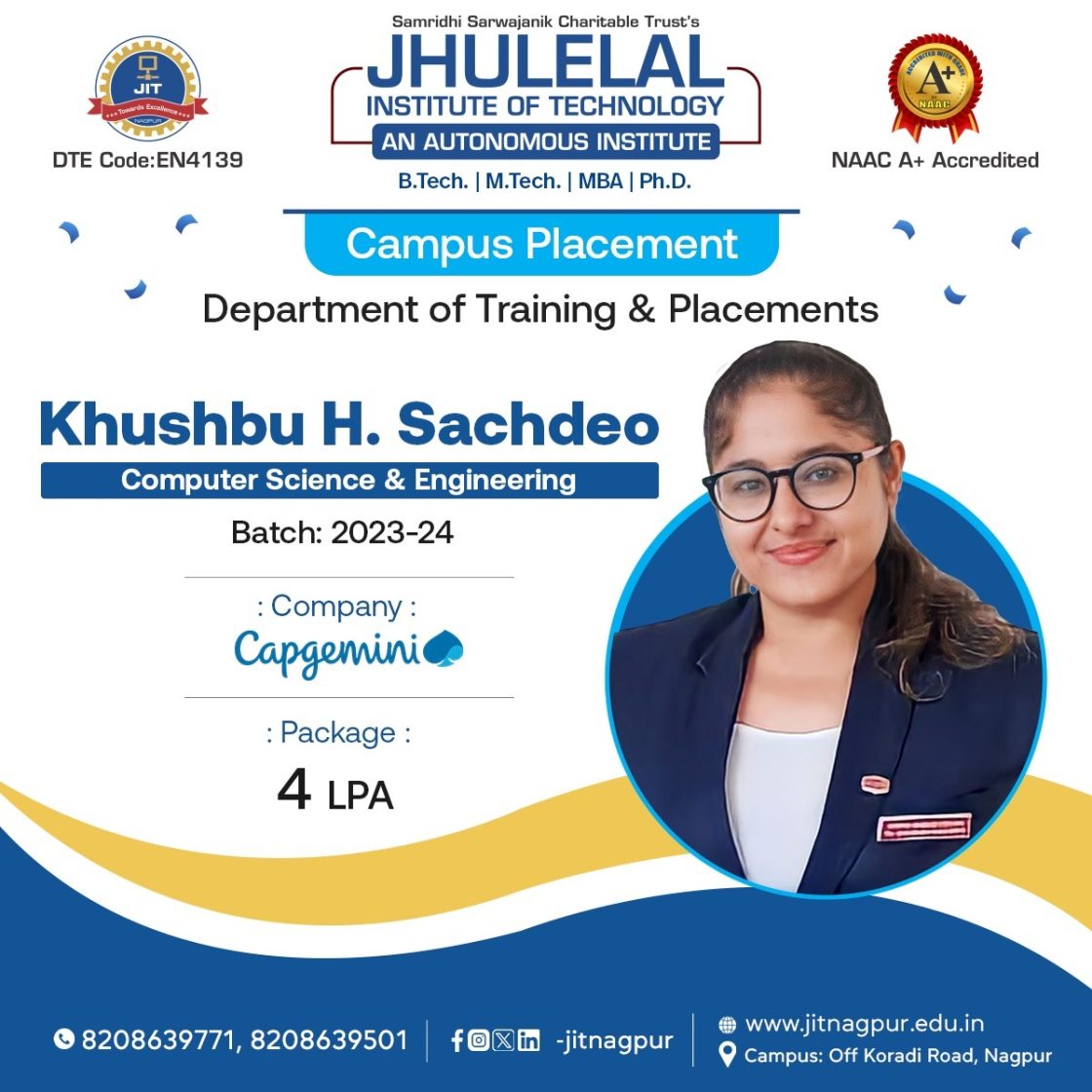 Placements – Jhulelal Institute Of Technology